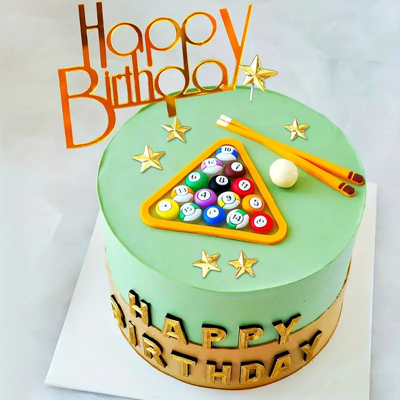 Cake Topper Billar – Party Guards PR